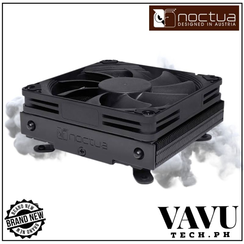 Noctua NH-L9i & NH-L9i-17xx Chromax Black Low Profile CPU Cooler for ...