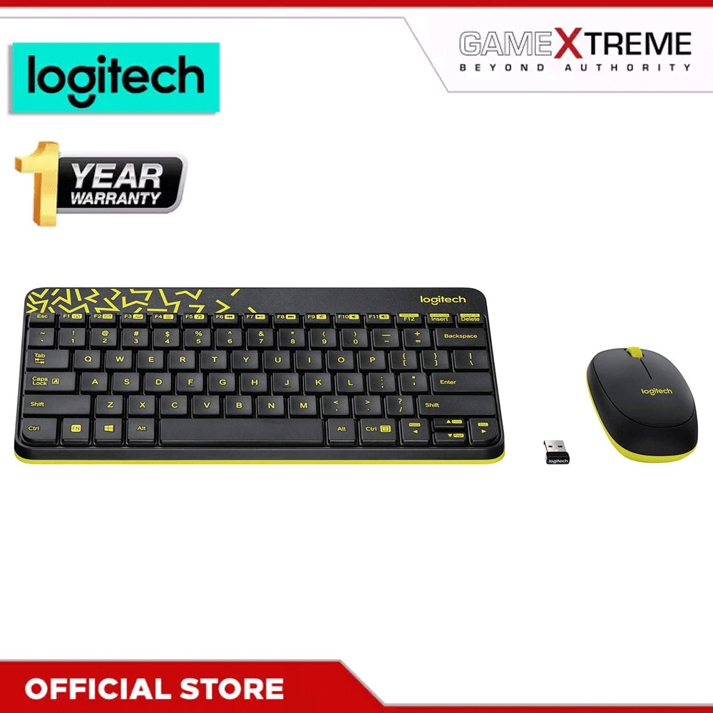 Logitech MK240 Nano Wireless Keyboard And Mouse Combo [Black] | Shopee ...
