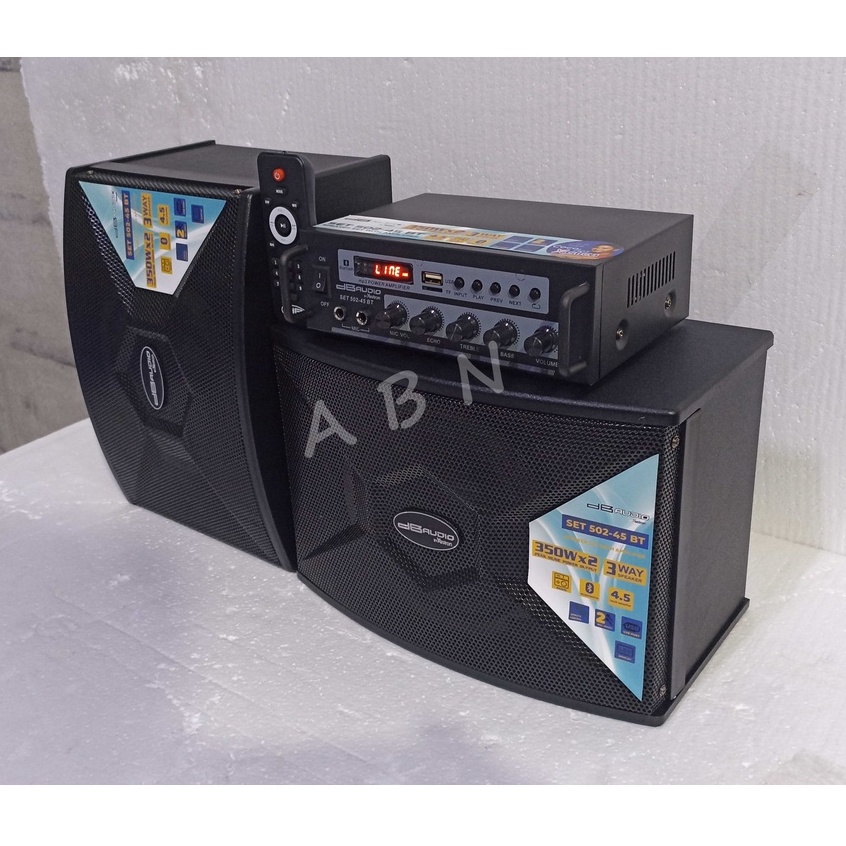 Set 502-45 BT Amplifier with Speaker Set DB Audio by Astron | Shopee ...