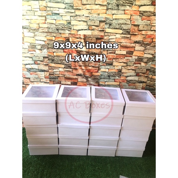 Window Acetate | HARDBOX | 9x9x4 inches | Shopee Philippines