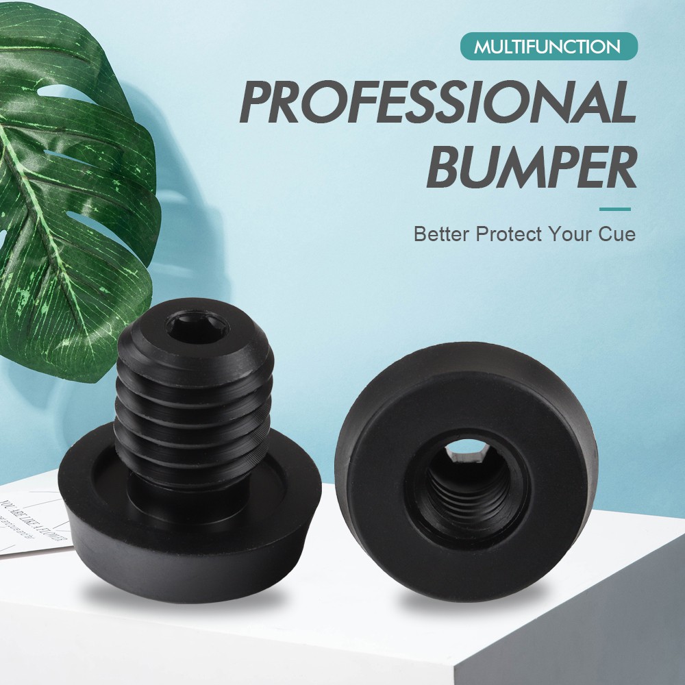 Billiard Cue Rubber Bumper Pool Cue Block Butt Connected Extension ...