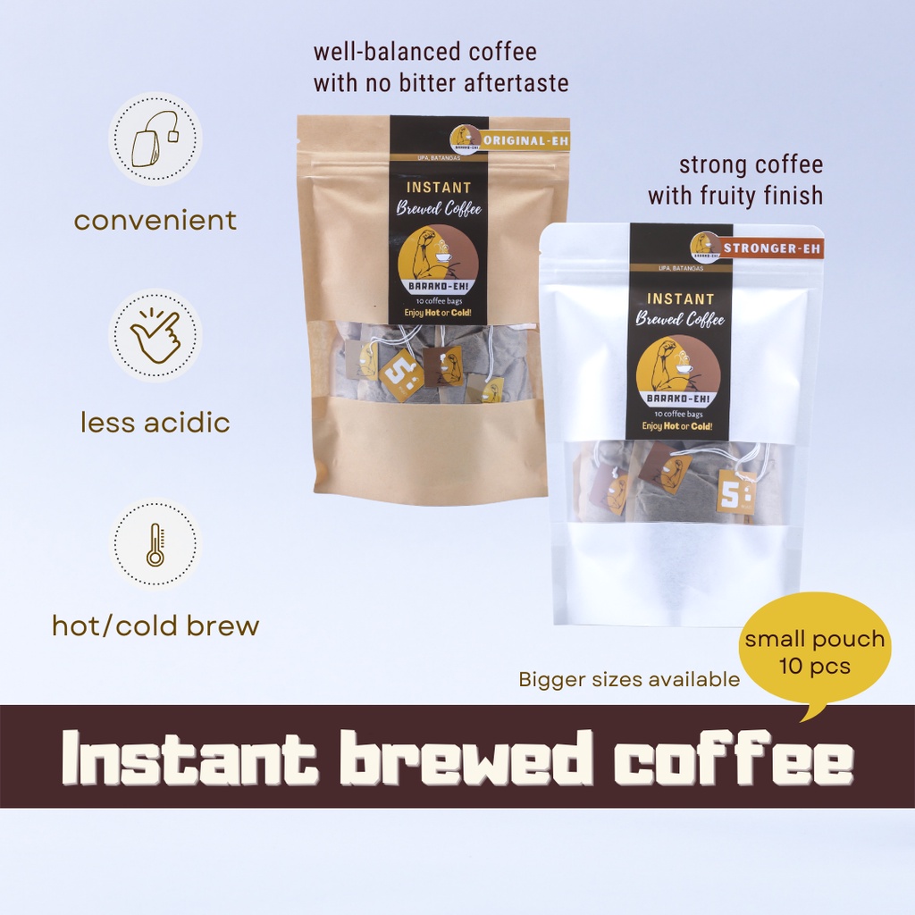 Premium Kape Barako Coffee in Tea Bag 10 Pack | Shopee Philippines