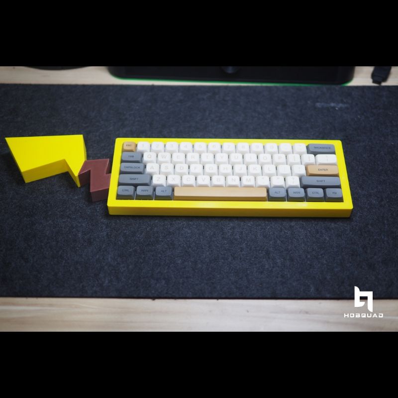 Pikachu Mechanical Keyboard Frame/Mechanical Keyboard shroud | Shopee ...