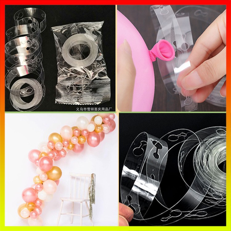 Balloon Chain 5 Meters Balloon Chain Double Hole For Balloon Decoration ...