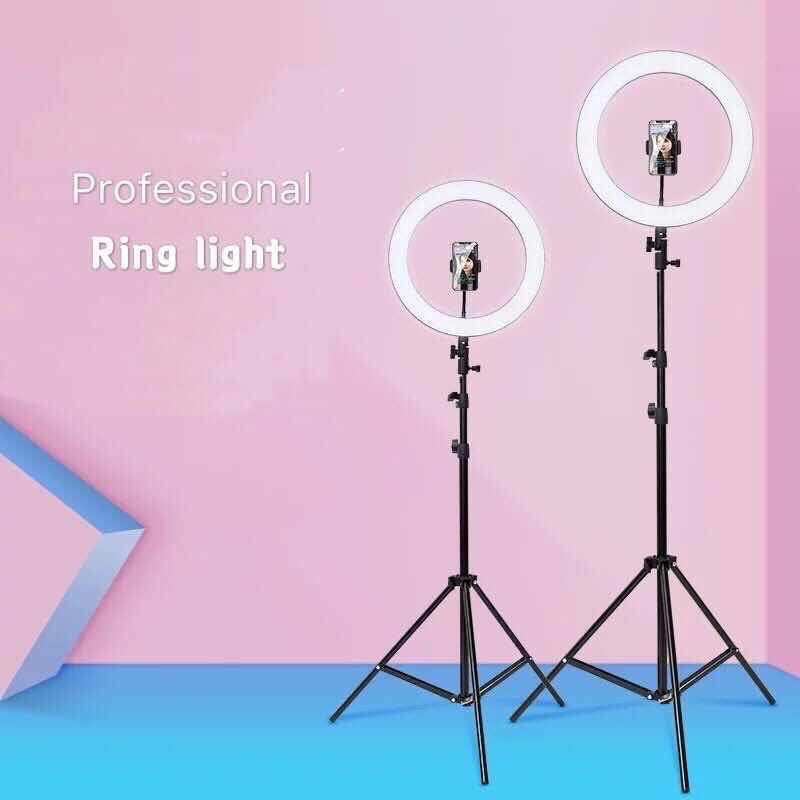 Ring Light 26cm 36cm Dimmable LED Ringlight With Tripod Stand CPHolder ...