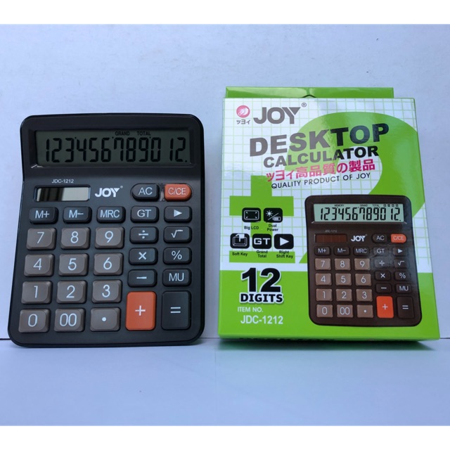 Joy 12 Digits Dual Power Calculator | Shopee Philippines