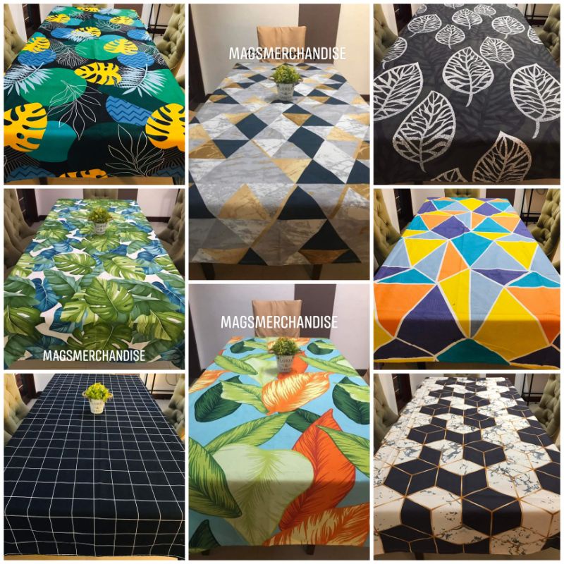 Rectangle Table Cover - 4,6,8 table Cloth | Shopee Philippines