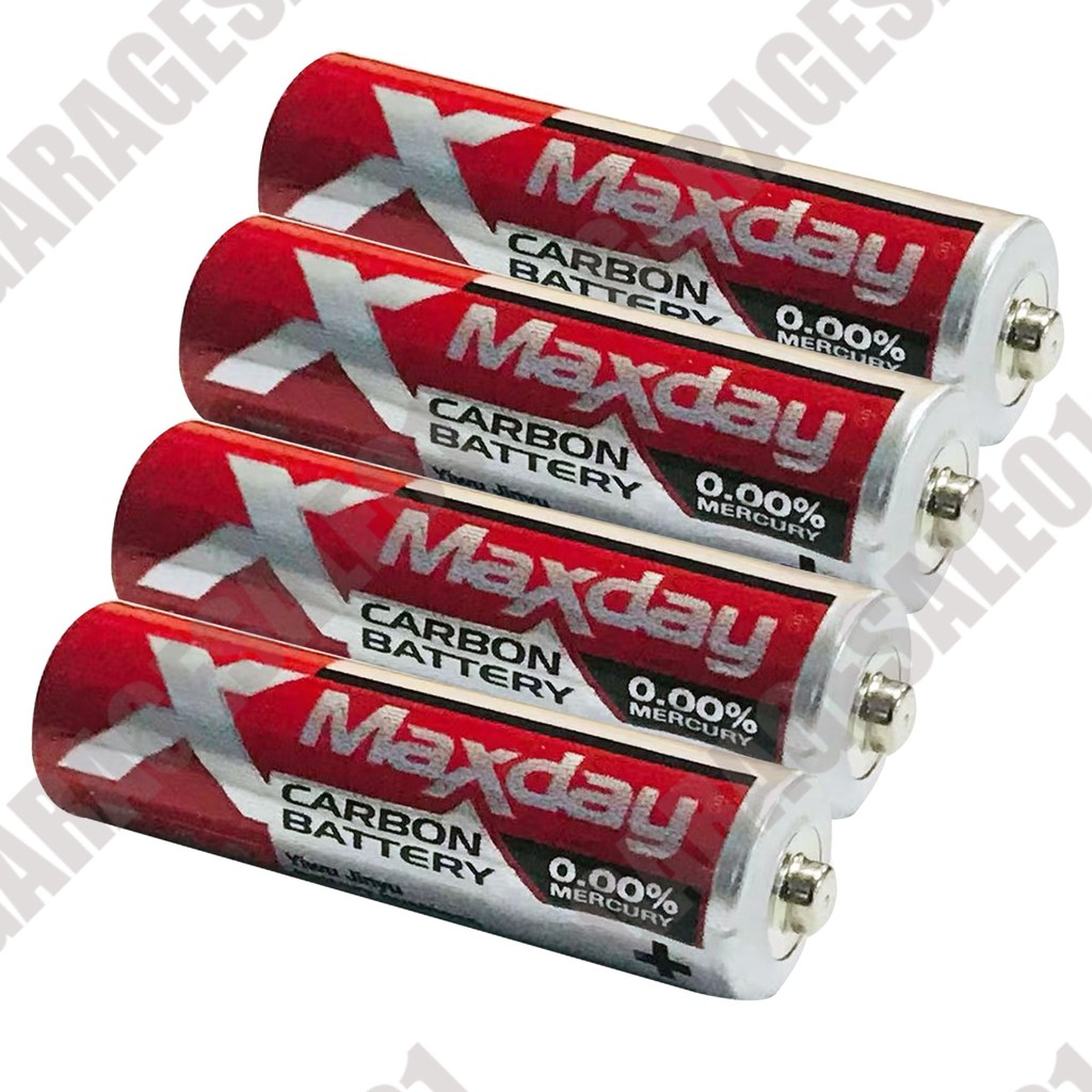 COD 4PCS MAXDAY AA BATTERY HEAVY DUTY | Shopee Philippines