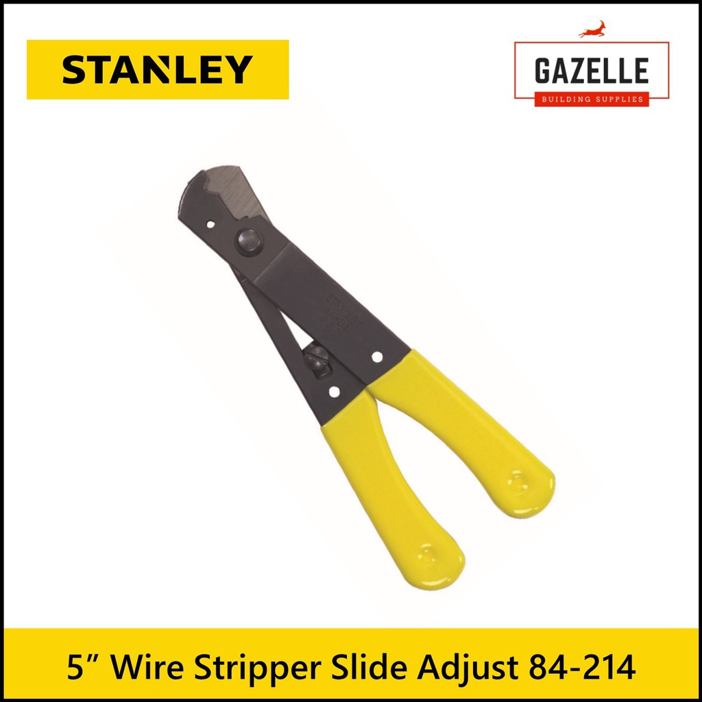 Stanley Mini Wire Stripper 5" with slide adjust - 84-214 | Shopee Philippines