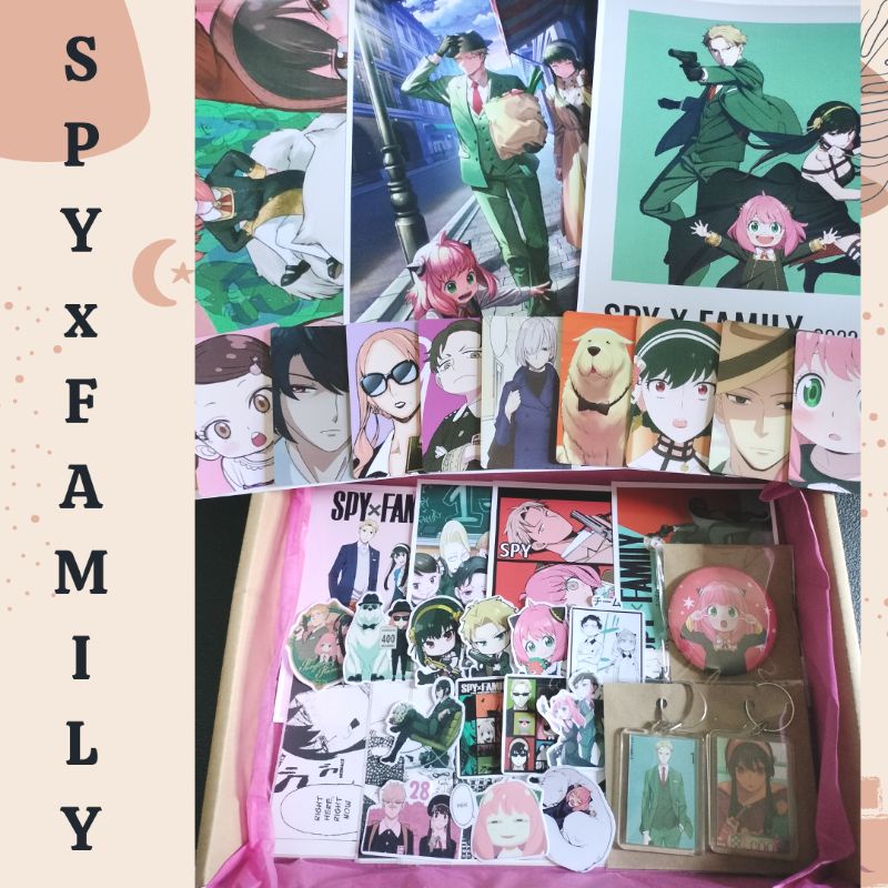 SPY x FAMILY anime fan merch gift set box room decoration (pls read ...