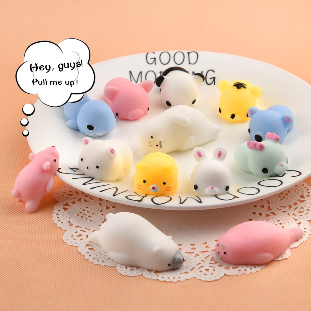 KUUQA 25Pcs Squishy Toy Mochi Cute Animal Mochi Squishy Toys Squishy ...