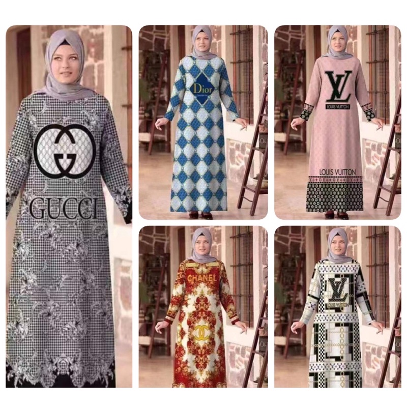 YFS Bangkok longsleeve maxi dress muslim dress plus size fit to XL ...