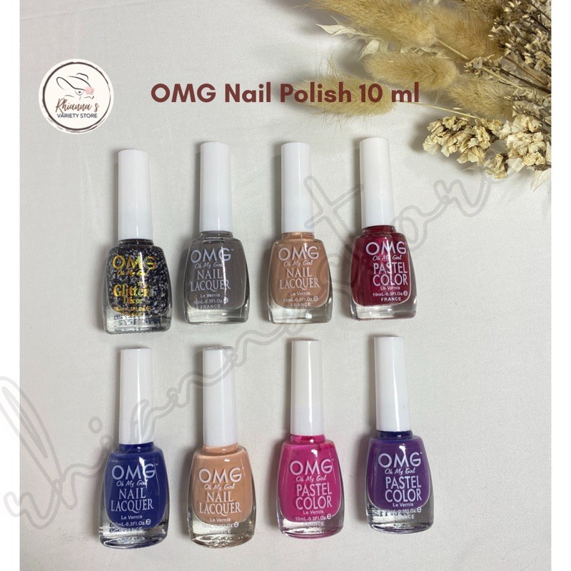 OMG NAIL POLISH NEW COLORS 10ml | Shopee Philippines