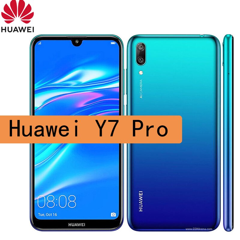 Huawei y7 pro 2019 4GB RAM 64GB ROM Smartphone Snapdragon 450 Mobile ...
