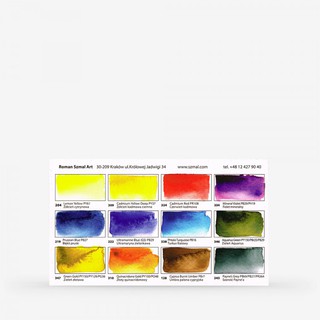 Roman Szmal Aquarius Watercolors 12 full pans by Adam Papke | Shopee ...