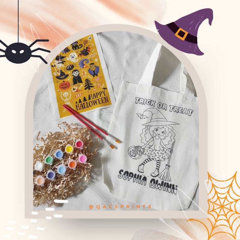 Coloring Activity Set for Kids/Customized Halloween Coloring Set ...
