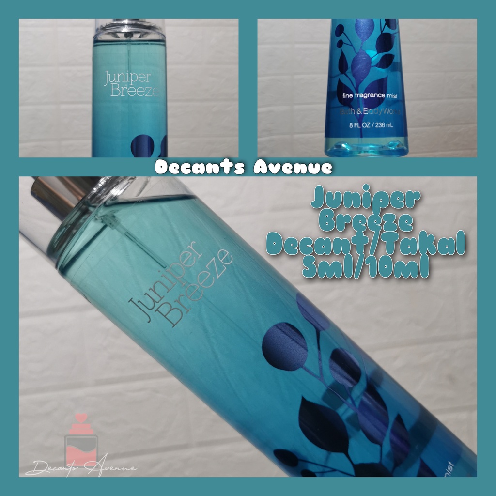 Juniper Breeze - Bath And Body Works 1mL 3mL 5mL 10mL | Shopee Philippines