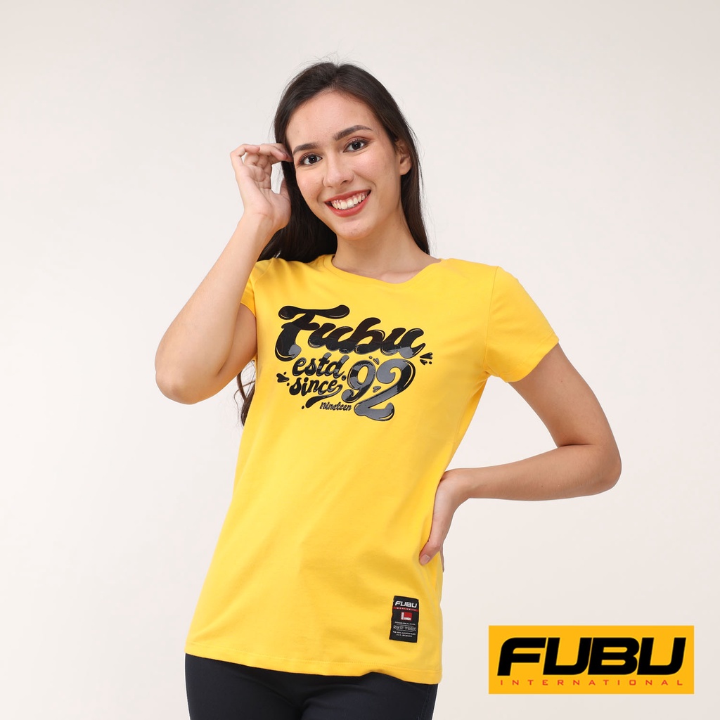 Fubu Girls Roundneck Jersey Knits Short Sleeve QOT01-0011 (S.Yellow ...