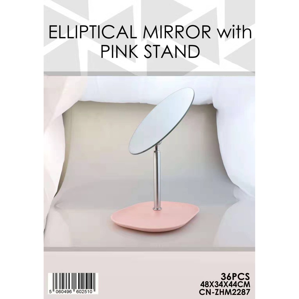 ELLIPTICAL MIRROR WITH STAND | Shopee Philippines