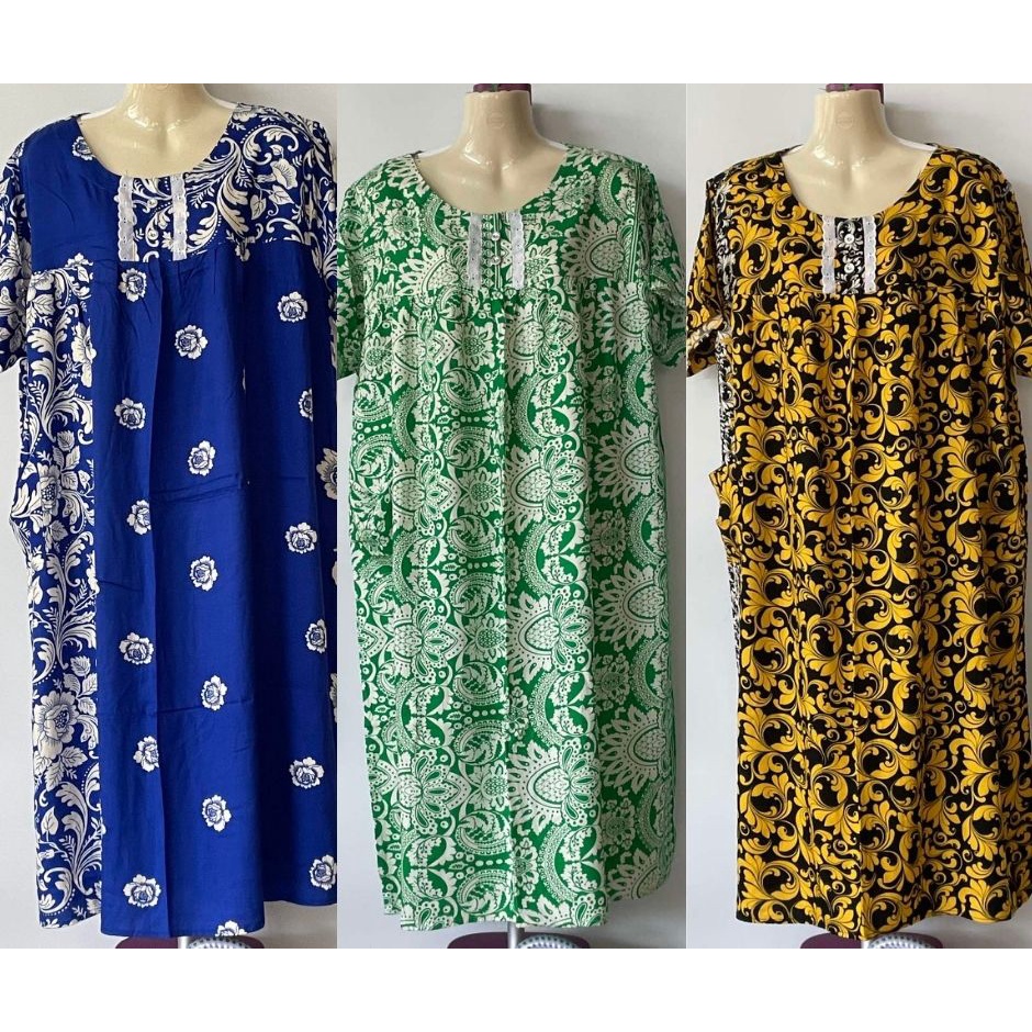 XL Size Daster Pambahay Vert Lace (English Garden-Rococo-Festive ...