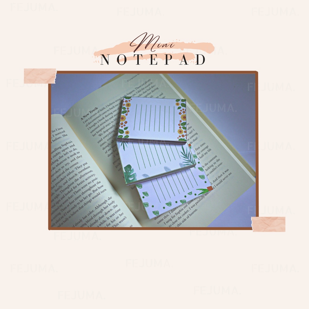 Mini Notepad (Green Theme) | Shopee Philippines