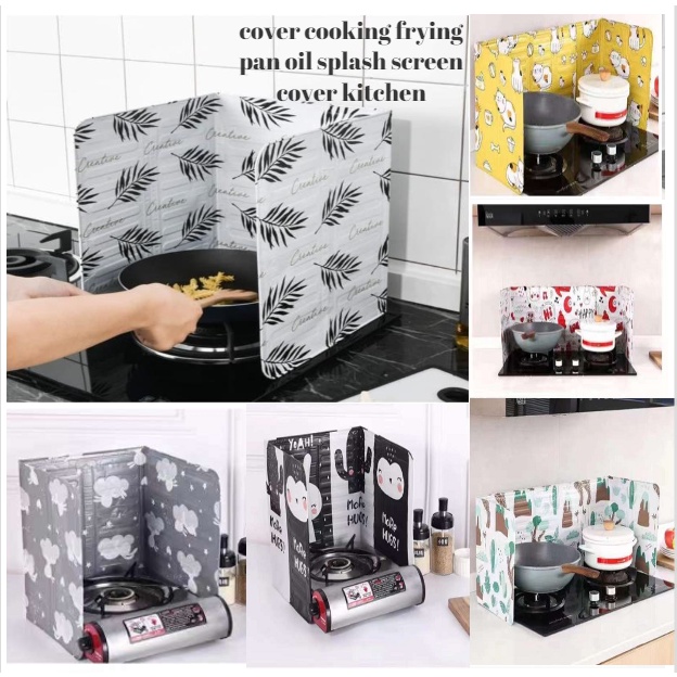 Anti Cooking Frying Pan Oil Splash Guard Stove Scald Proof Covers Board ...