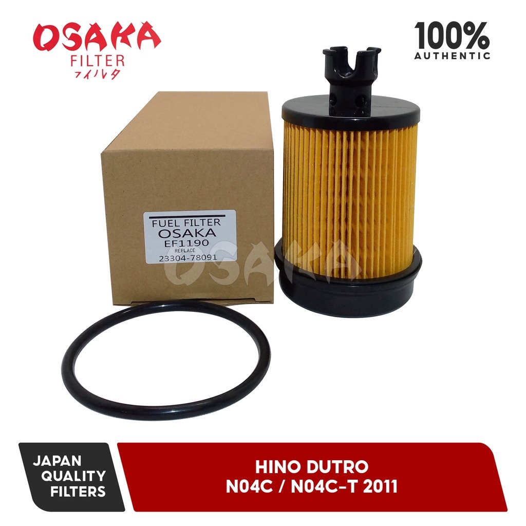 OSAKA Fuel Filter HINO DUTRO 300 SERIES N04C PUV Class 2; PUV Class 3 ...
