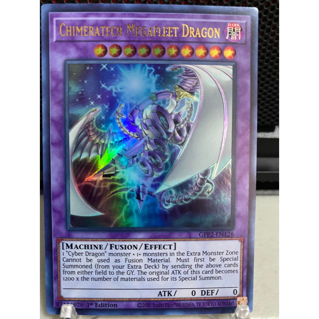 Chimeratech Megafleet Dragon - GFP2-EN126 - Ultra Rare 1st Edition | Shopee Philippines
