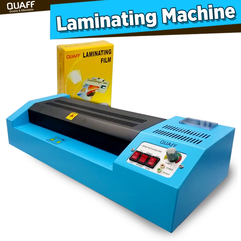 Quaff Laminator Machine Hot Cold Reverse A3 Size 220v Heavy Duty
