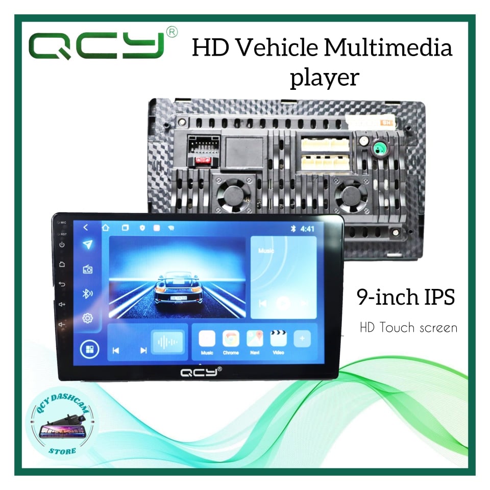 QCY 9 INCH IPS HD TOUCH SCREEN ANDROID CAR 2DIN STEREO | Shopee Philippines