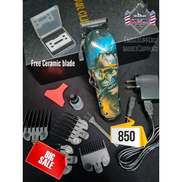 Kemei Km 735 Professional Hair Clipperfree Ceramic Blade Shopee 0393