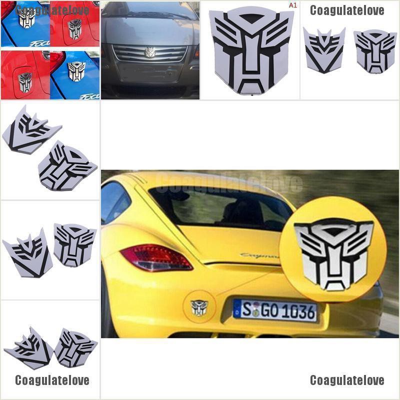 3D Autobot Transformers Decepticon Decal Car Sticker Car Decoration PVC ...