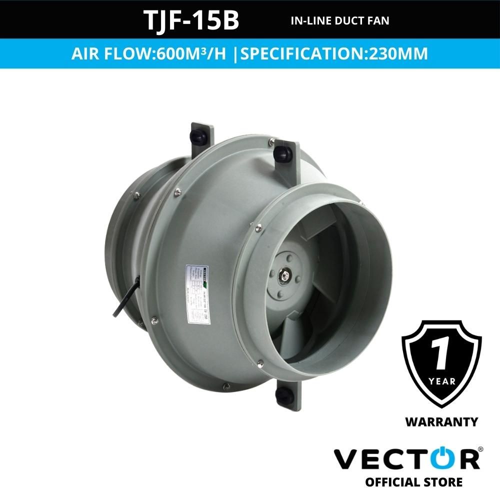 Vector TJF-15B 6" In-Line Duct Exhaust Fan (Green) | Shopee Philippines