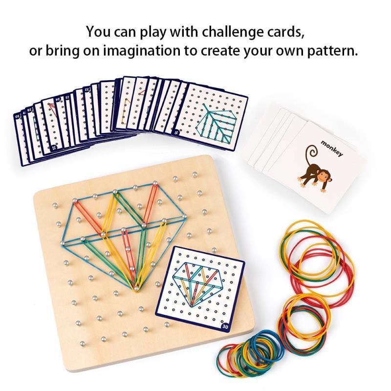 Geoboard Mathematical Manipulative Material Array Block Geo Board ...