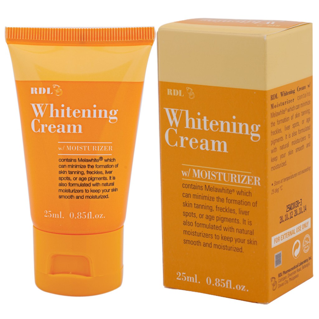 RDL Whitening Cream with Moisturizer 25ml | Shopee Philippines