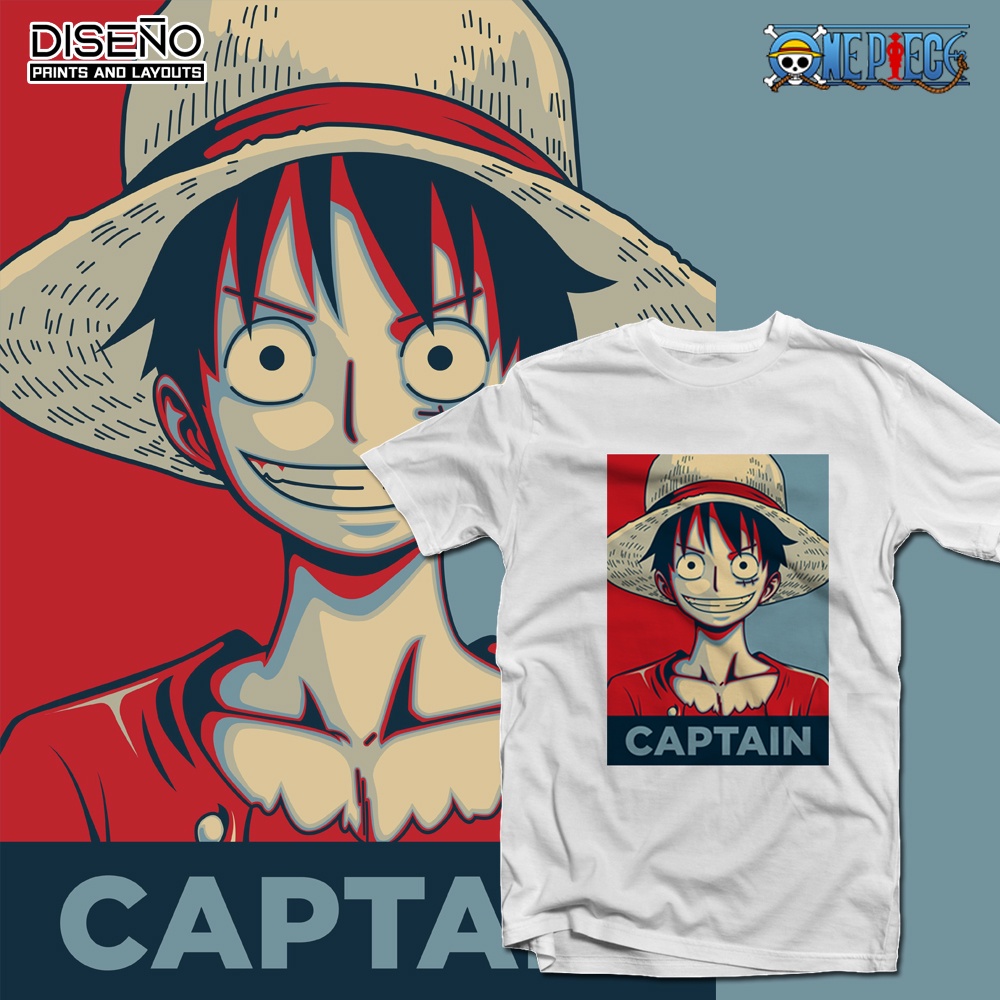 Monkey D Luffy Captain Hope Style Shirt | One Piece Graphic T-Shirt ...