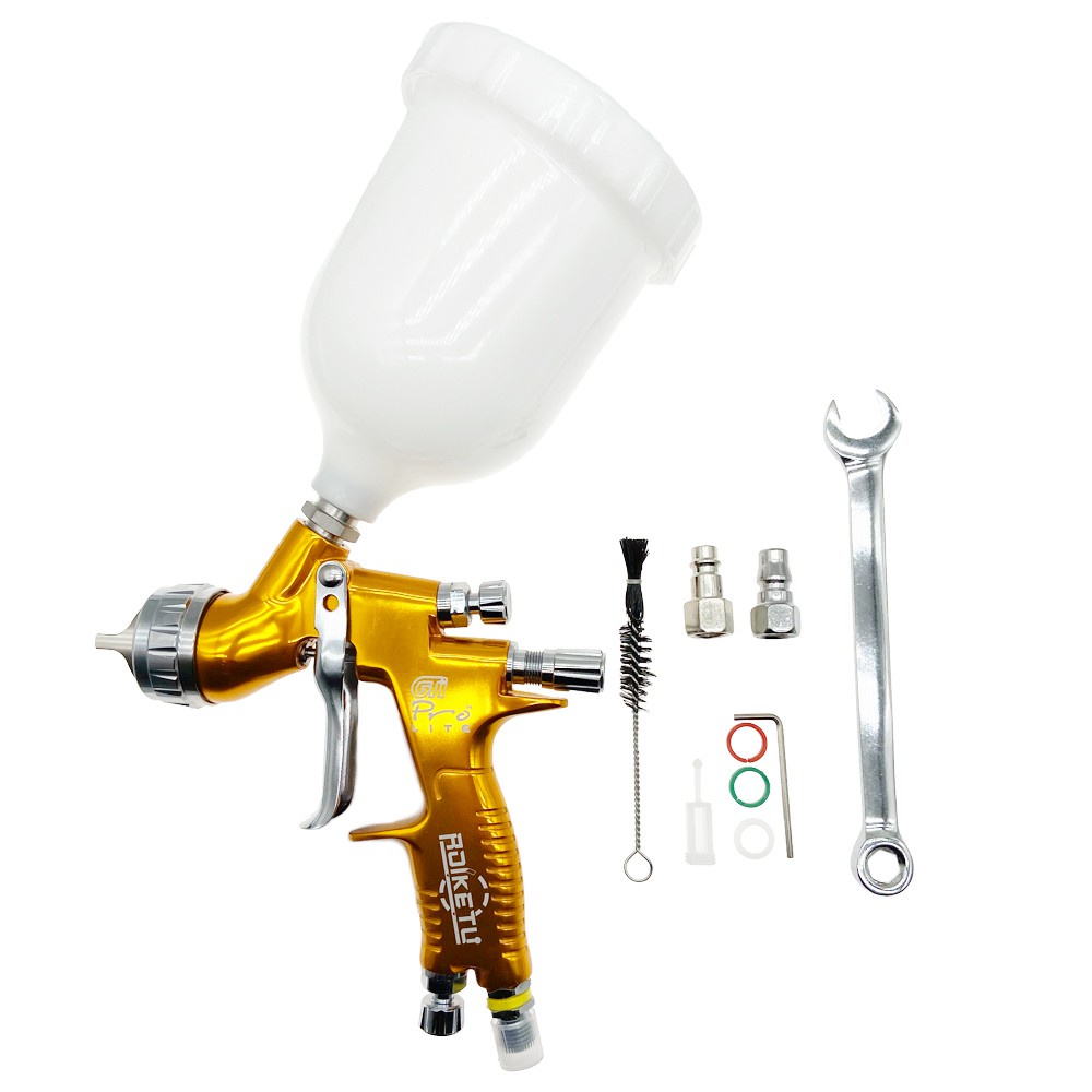 Paint Gun TT Gti Pro Lite TE20 Car Paint Air Spray Gun RP Atomization ...