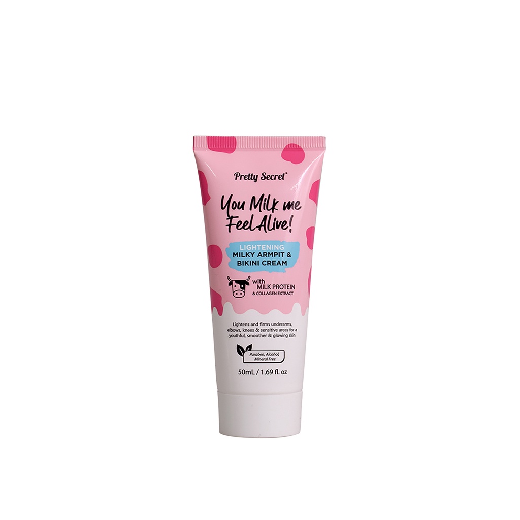 Pretty Secret Milk Lightening Armpit & Bikini cream 50g | Shopee ...
