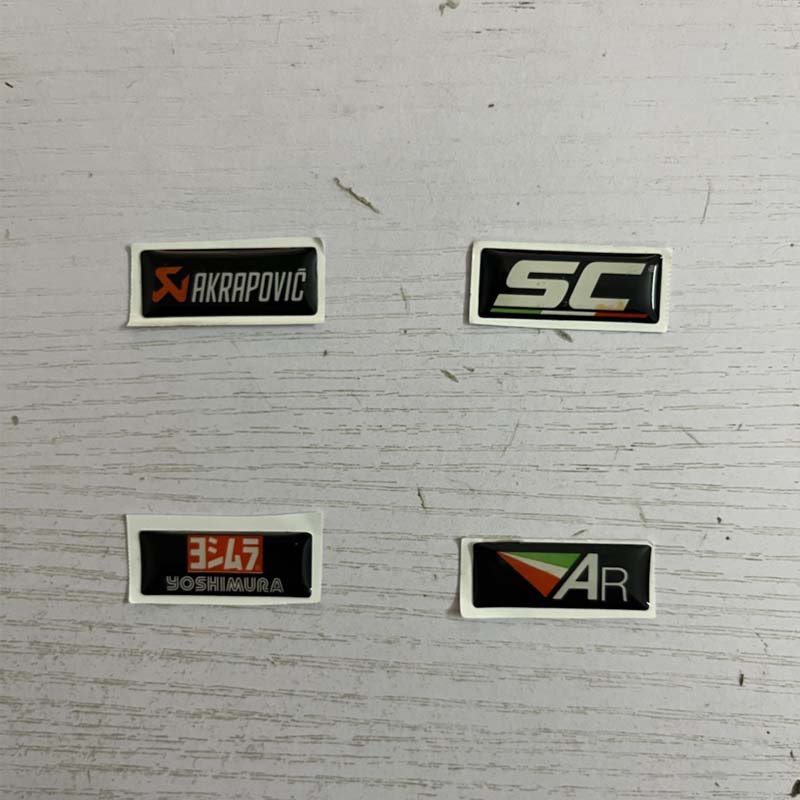 Stickers Emblems Decals For Exhaust Pipe Heat-resistant Sticker ...