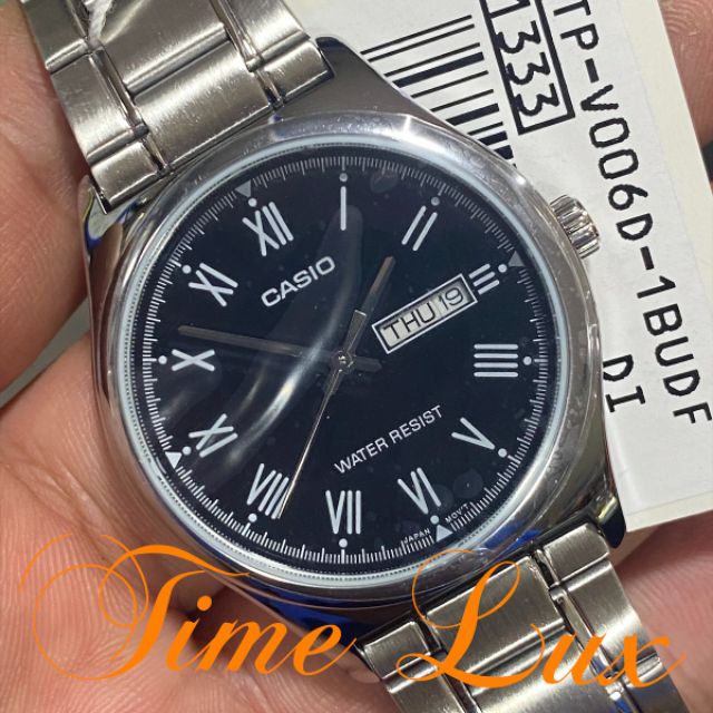 Casio Mens Silver MTP-V006D-1B | Shopee Philippines