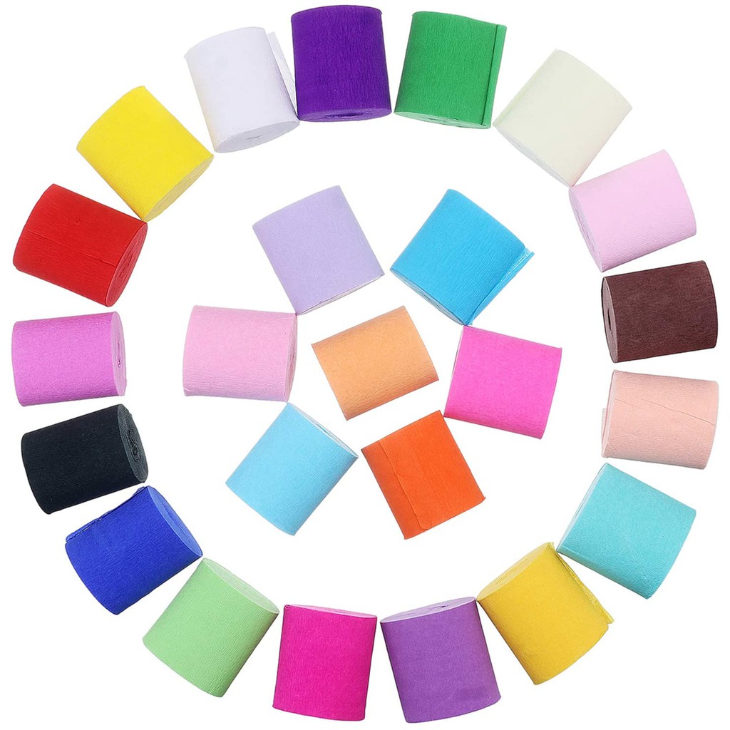 [GOLDEN DRAGON] Crepe Paper Streamers / Roll, 80ft - Duchess Colors ...