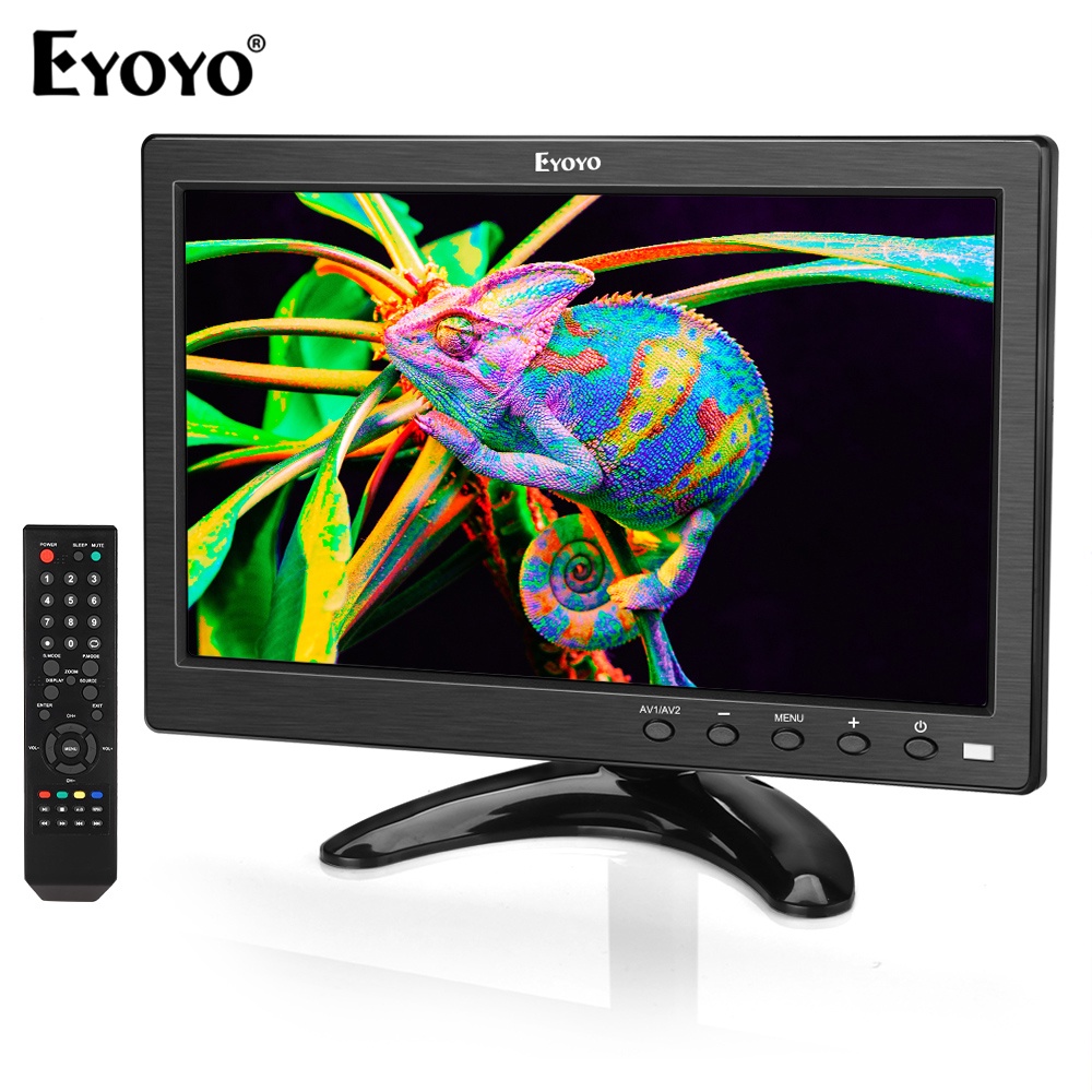 Monitor 10 Inch Small TV Monitor HDMI Portable Kitchen TV 1024x600 LCD ...
