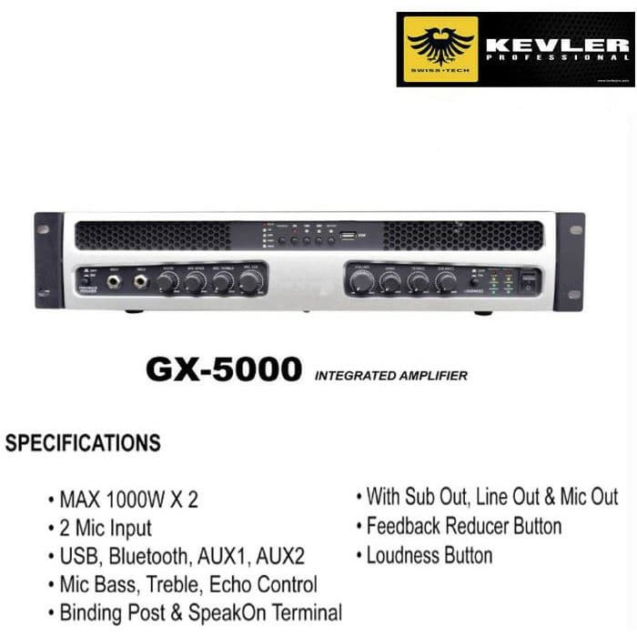 Kevler GX-5000 Power Amp 1000W | Shopee Philippines