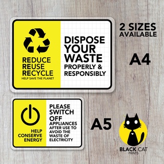 Please Turn Off the Faucet After Use Sign | Laminated Signage | Sign ...