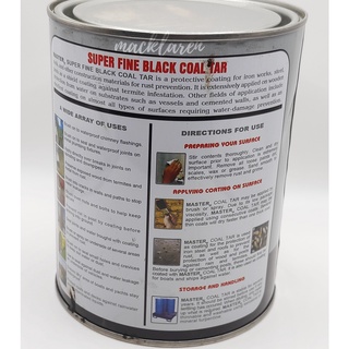 Master Black Coal Tar Super Fine Waterproofing Paint - 1 Liter | Shopee ...