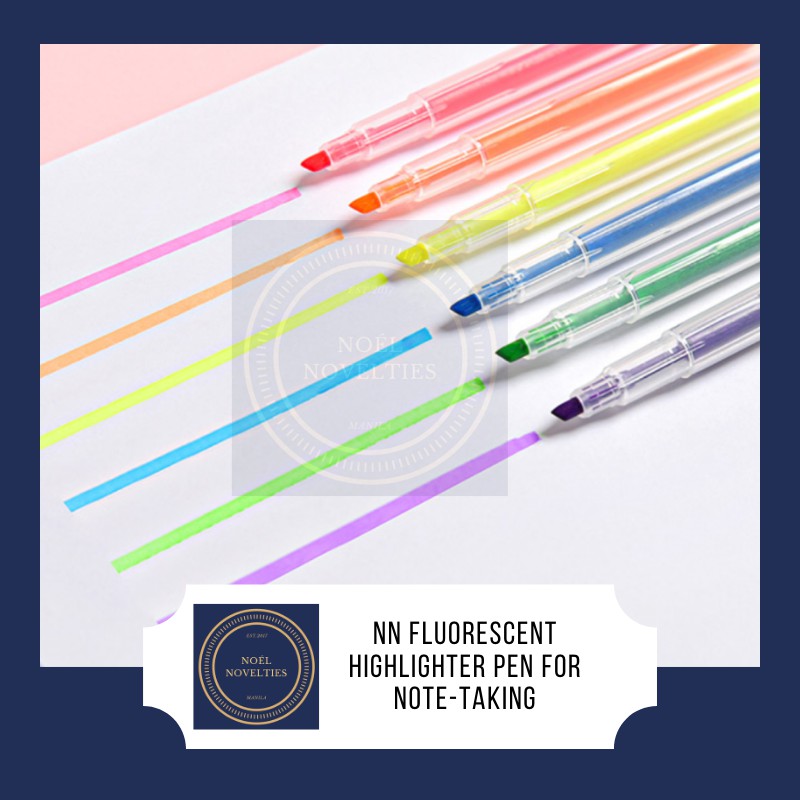 NN Thin Fluorescent Highlighter for Annotating & Note-Taking | Shopee ...