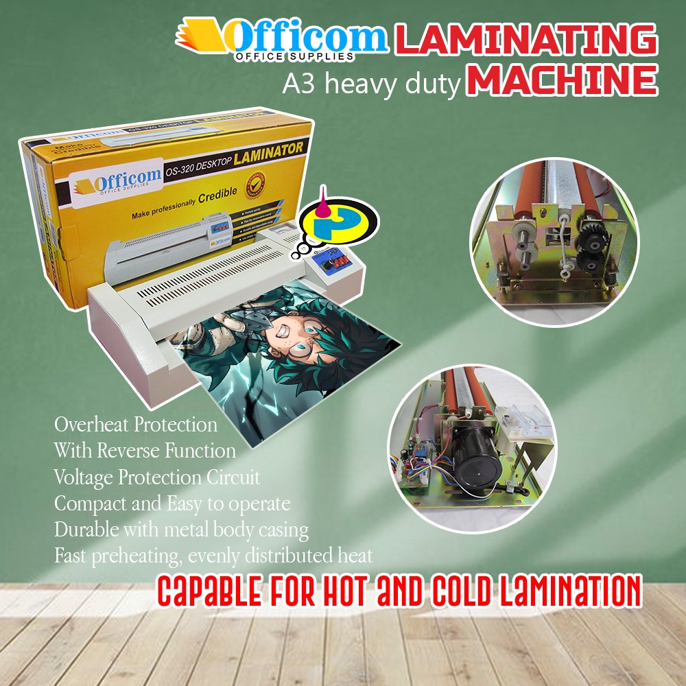 Officom brand office Officom laminating machine A3 size Laminator ...