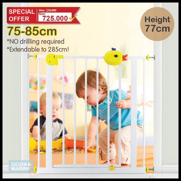 Baby Safe Xy018 Pressure Fit Safety Gate Baby Child Safety Fence | BeeCost