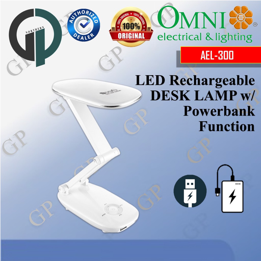 OMNI LED Desk Lamp with POWERBANK FUNCTION, AEL-300, - GPNorthern ...