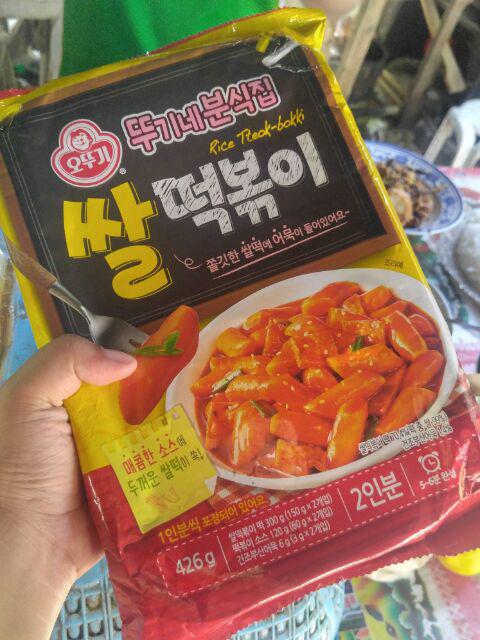 Ottogi Rice Tteokbokki Topokki Rice Cake Fish Cake 426g | Shopee ...
